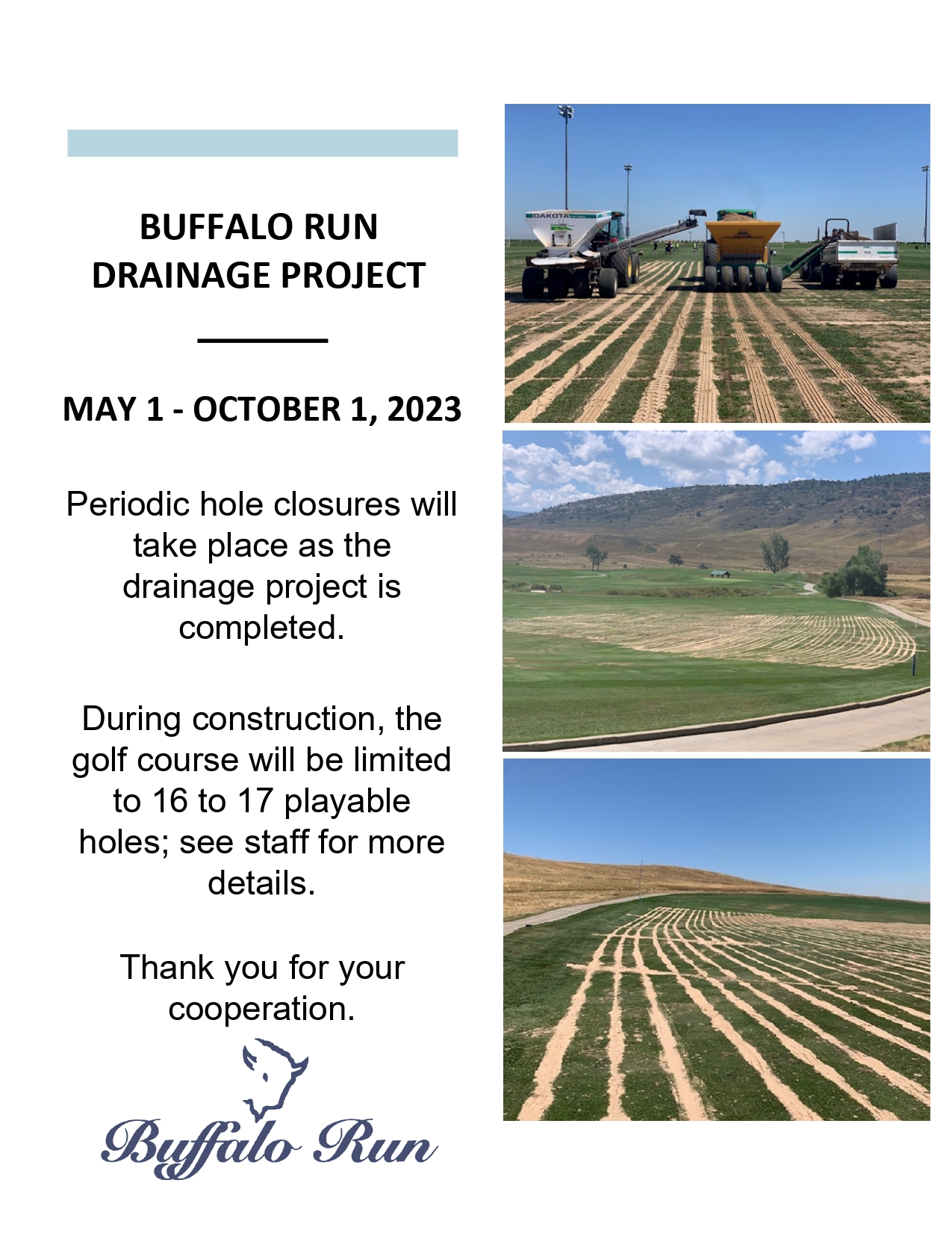 My Homepage - Buffalo Run Golf Course